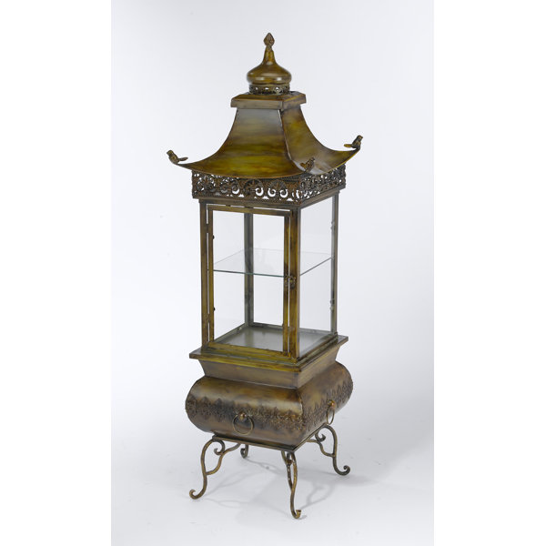 AA Importing 49'' H x 15'' W Metal Trophy Display Case | Wayfair